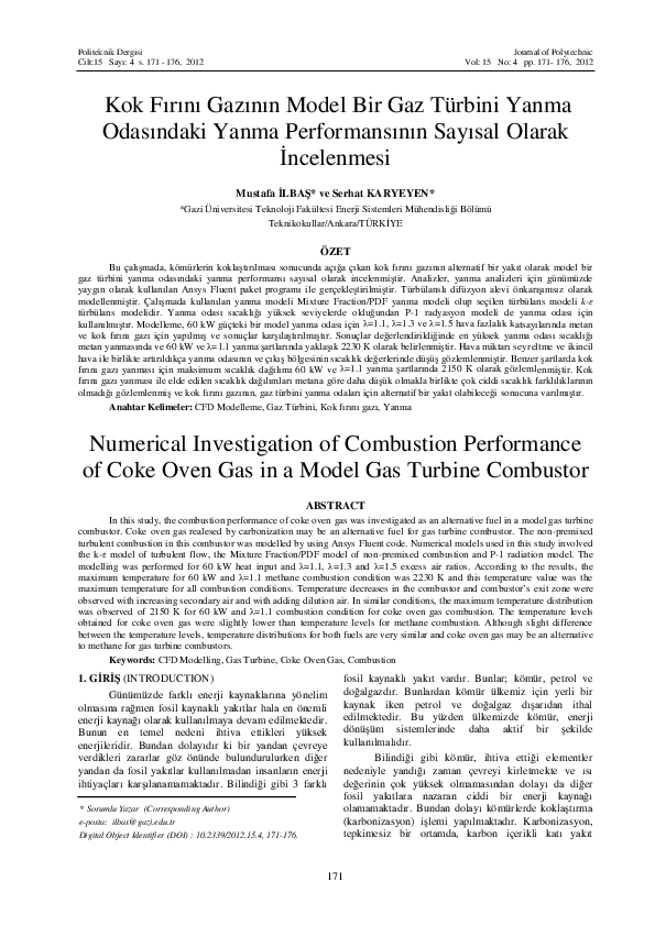 (PDF) Investigation of Combustion Oscillations in a Lean Gas Turbine Model Combustor