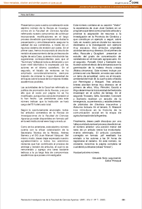 (PDF) Nota del editor