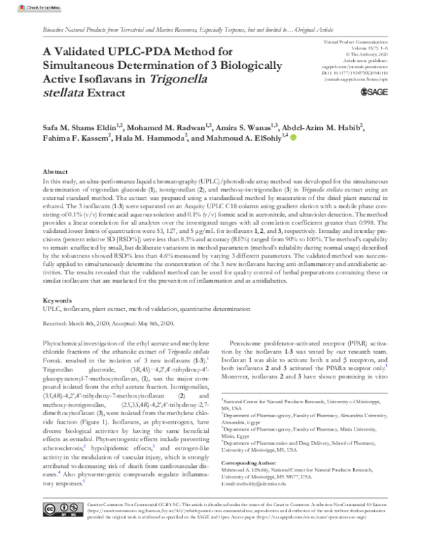 Pdf A Validated Uplc Pda Method For Simultaneous Determination Of 3
