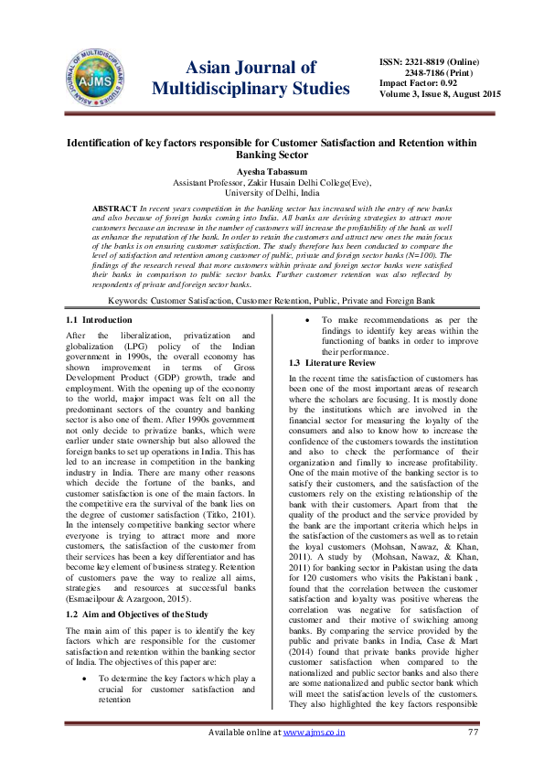 (PDF) Asian Journal of Multidisciplinary Studies