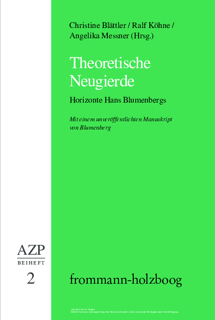 (PDF) Blumenberg on theory