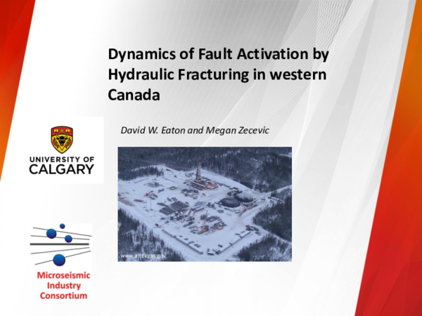 Pdf Fault Activation By Hydraulic Fracturing In Western Canada