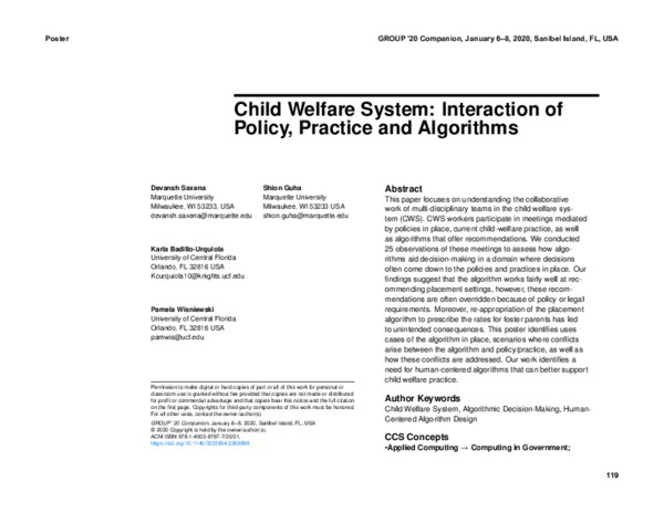 (PDF) Child Welfare System