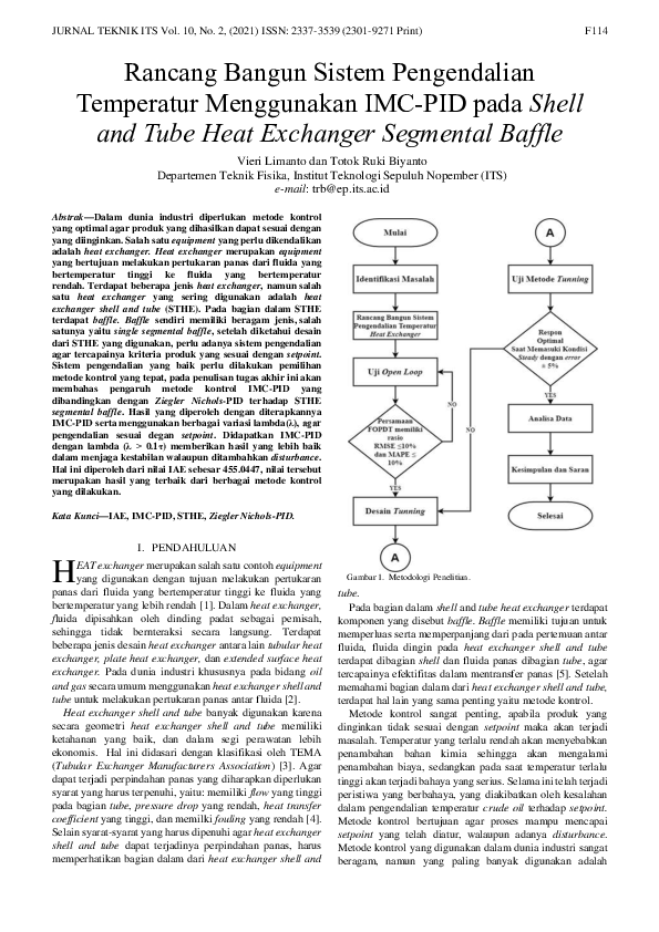 (PDF) Rancang Bangun Sistem Pengendalian Temperatur Menggunakan IMC-PID ...