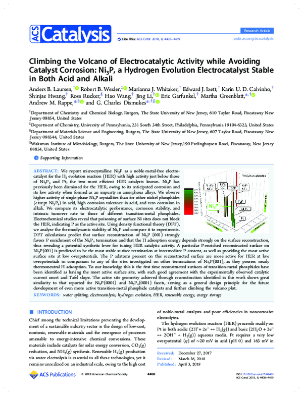 (PDF) Climbing the Volcano of Electrocatalytic Activity while Avoiding ...