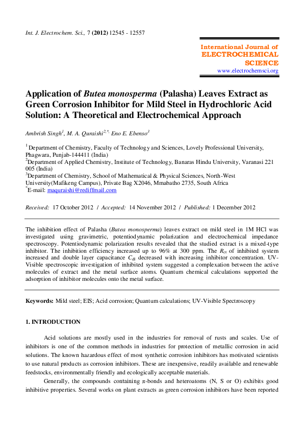 (PDF) Application of Butea monosperma (Palasha) leaves extract as green ...