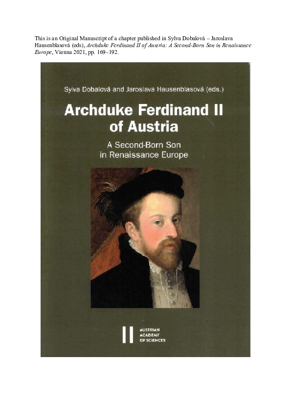 (PDF) The architecture of Prague Castle during the governorship of ...