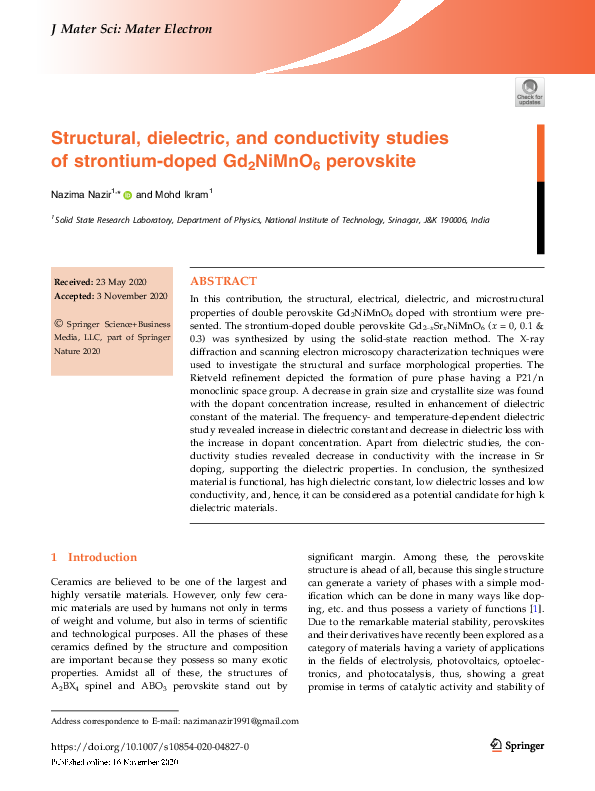(PDF) Yttrium-Doped LiNiPO4: Structure and Properties