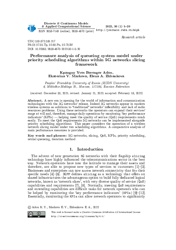 (PDF) Performance analysis of queueing system model under priority scheduling algorithms within ...