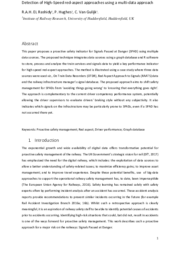 (PDF) Detection of high-speed red-aspect approaches using a multi-data ...