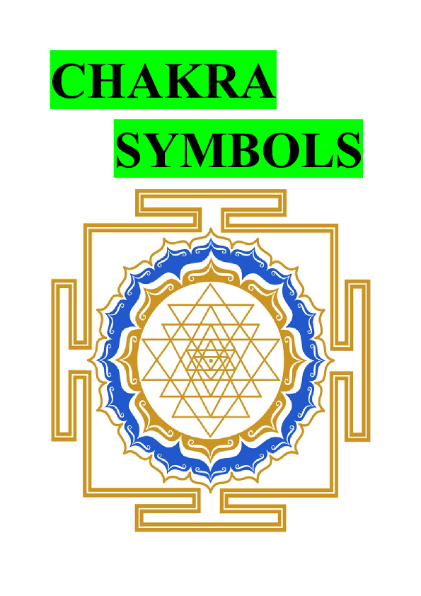 (DOC) CHAKRA SYMBOLS
