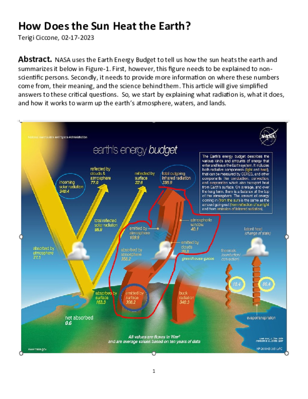 (DOC) How Does the Sun Heat the Earth