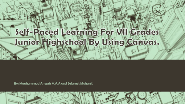 (PDF) Self-paced learning for VII grades Junior Highschool using canvas