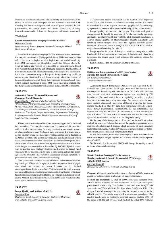(PDF) Utilities and Interpretation of ABUS (New Vesion, Invenia) for ...