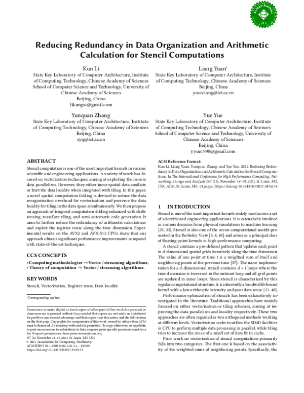 (PDF) Reducing redundancy in data organization and arithmetic ...