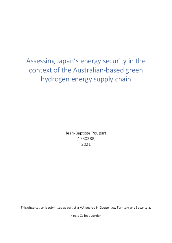 (PDF) Assessing Japan's energy security in the context of the ...