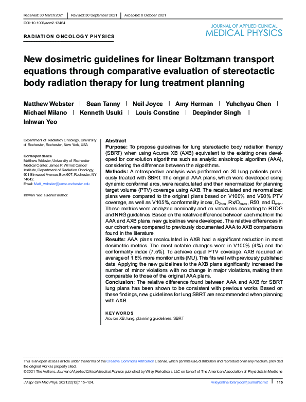 (PDF) New dosimetric guidelines for linear Boltzmann transport equations through comparative ...