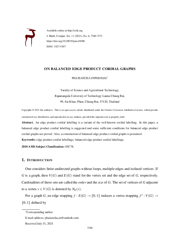 (PDF) On balanced edge product cordial graphs