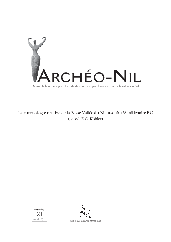 (PDF) Some remarks on the chronology of the Early Naqada culture ...