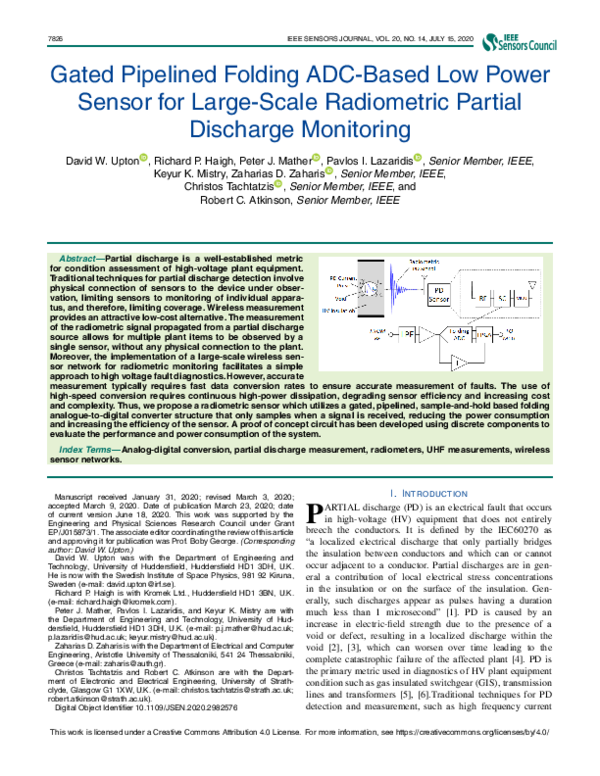 (PDF) Gated Pipelined Folding ADC-Based Low Power Sensor for Large-Scale Radiometric Partial ...