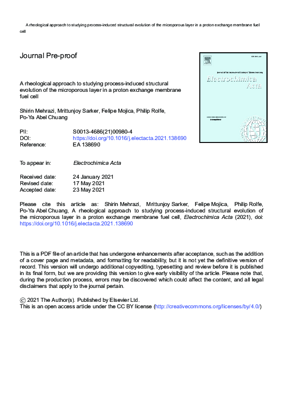 (PDF) A rheological approach to studying process-induced structural ...