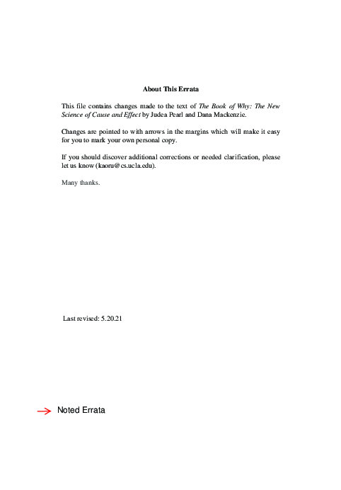 (PDF) The Book of Why