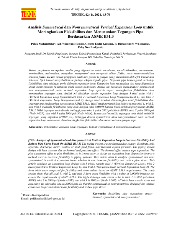 (PDF) Analysis of Symmetrical and Nonsymmetrical Vertical Expansion ...