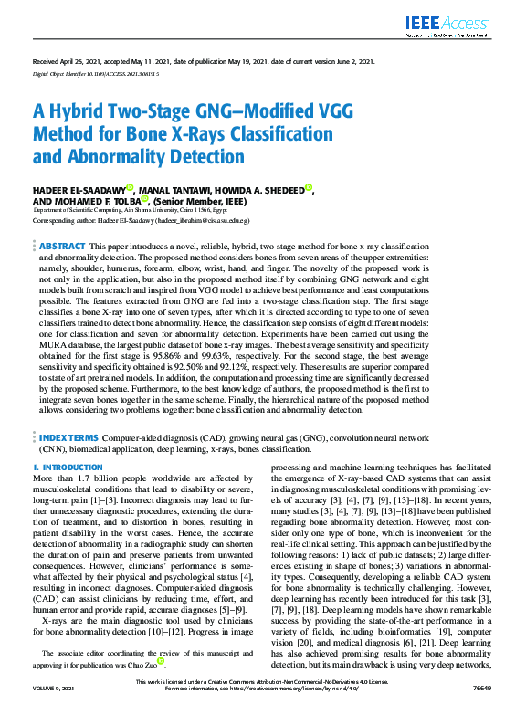 (PDF) A Hybrid Two-Stage GNG–Modified VGG Method for Bone X-Rays ...
