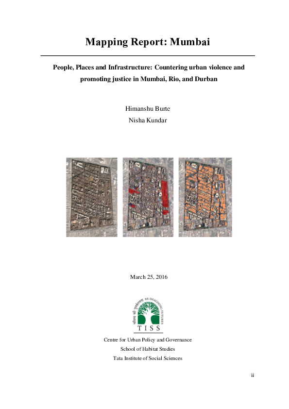 (PDF) Mapping report : Mumbai