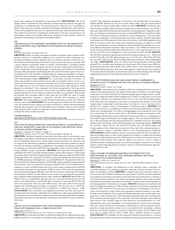 Pdf Sb4 A Methodology For Assessing Treatment Effect In The Presence Of Disease Severity And