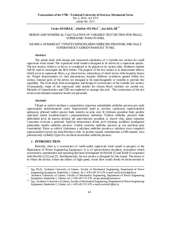 Pdf Numerical And Experimental Modelling Of Transition In A Separated Boundary Layer On The