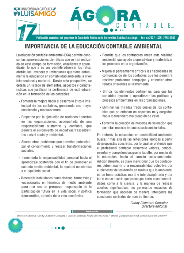 (PDF) Importancia de la educación contable ambiental