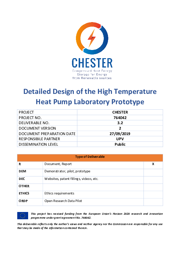 (PDF) Detailed Design of the High Temperature Heat Pump Laboratory ...