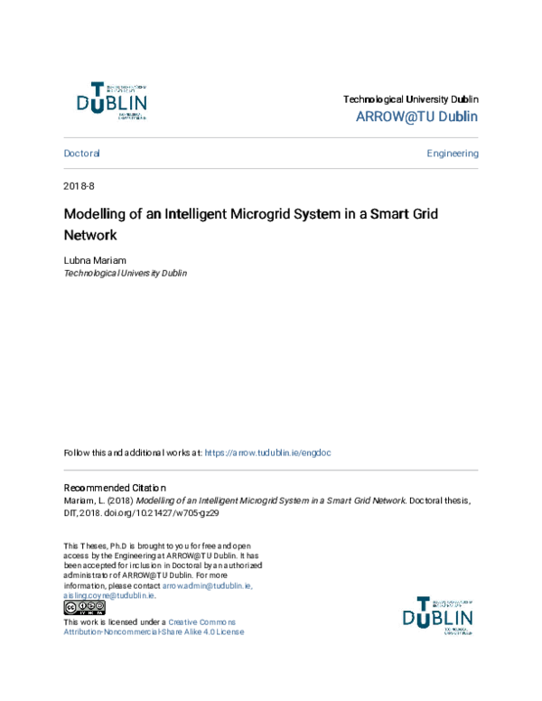(PDF) Modelling of an Intelligent Microgrid System in a Smart Grid Network