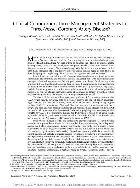 (PDF) A clinical conundrum