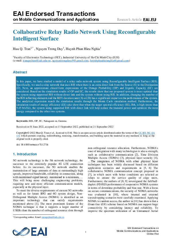 (PDF) Collaborative Relay Radio Network Using Reconfigurable ...