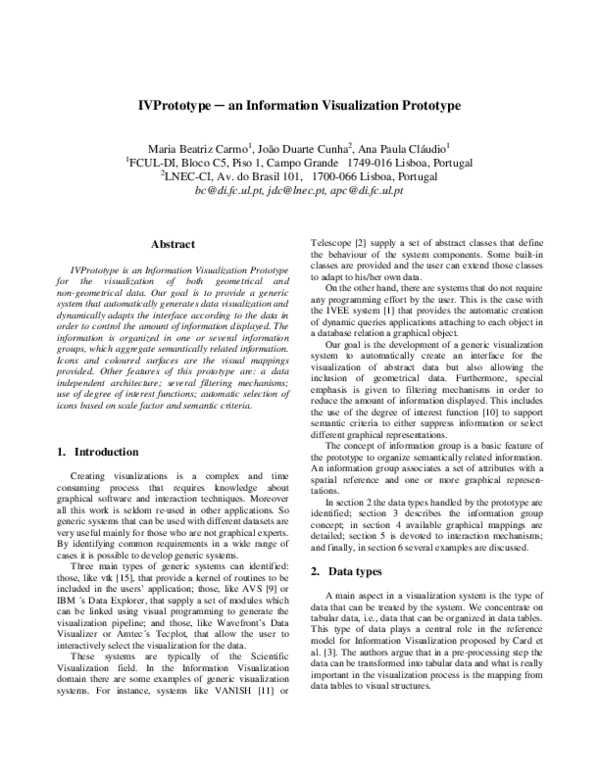 (PDF) IVPrototype - an information visualization prototype