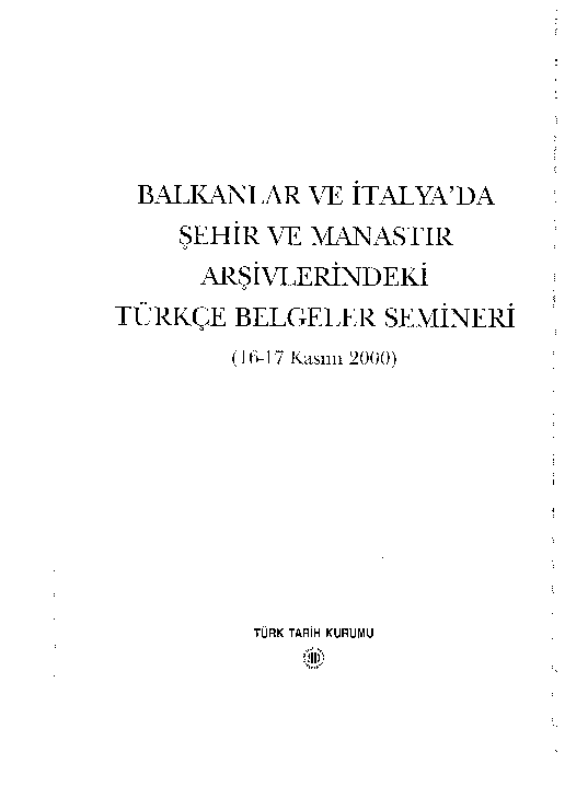 (PDF) The Turkish Documents of the Orthodox Monasteries