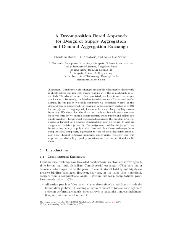 (PDF) A Decomposition Based Approach for Design of Supply Aggregation and Demand Aggregation ...