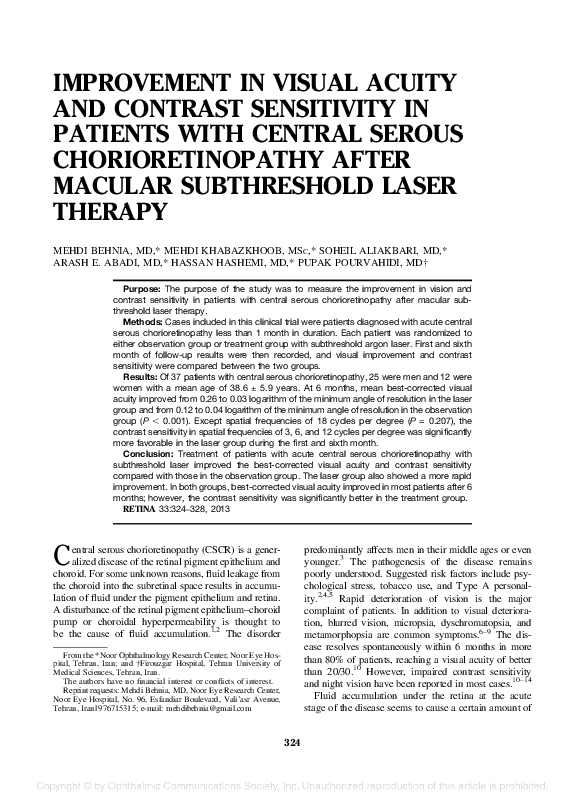 (PDF) Improvement in Visual Acuity and Contrast Sensitivity in Patients ...