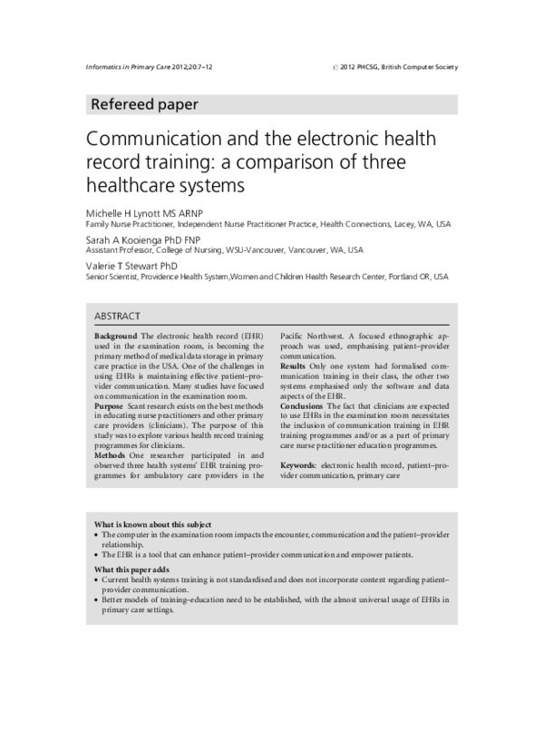 (PDF) Refereed paper