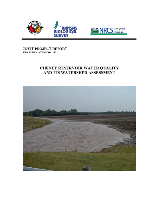 (PDF) Cheney Reservoir Water Quality and Its Watershed Assessment