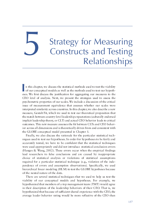 (PDF) Strategy for Measuring Constructs and Testing Relationships