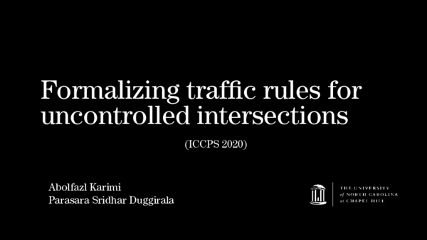 (PDF) Formalizing traffic rules for uncontrolled intersections