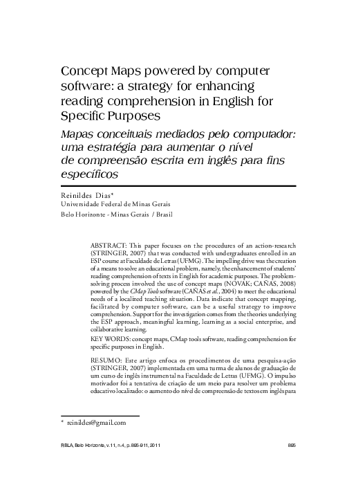 (PDF) Concept Maps powered by computer software: a strategy for enhancing reading comprehension ...