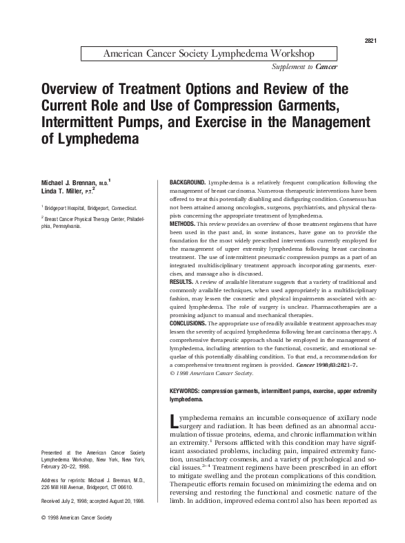 (PDF) Overview of treatment options and review of the current role and use of compression ...