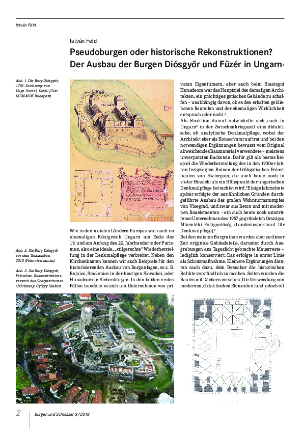 (PDF) Pseudoburgen oder historische Rekonstruktionen? Der Ausbau der ...