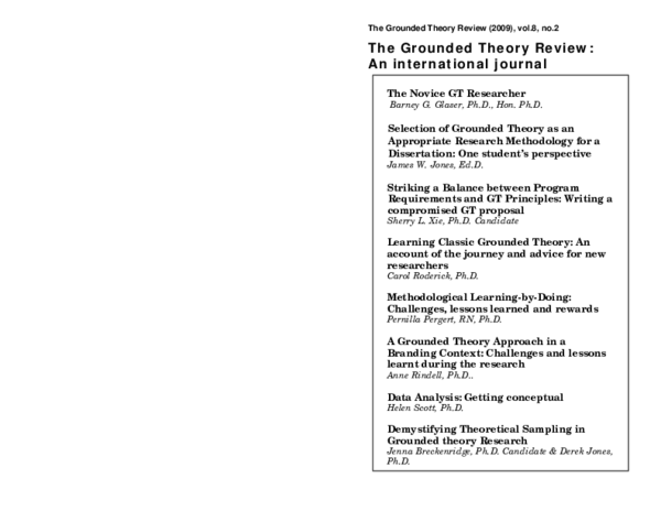 (PDF) The Grounded Theory Review | Alvita Nathaniel - Academia.edu