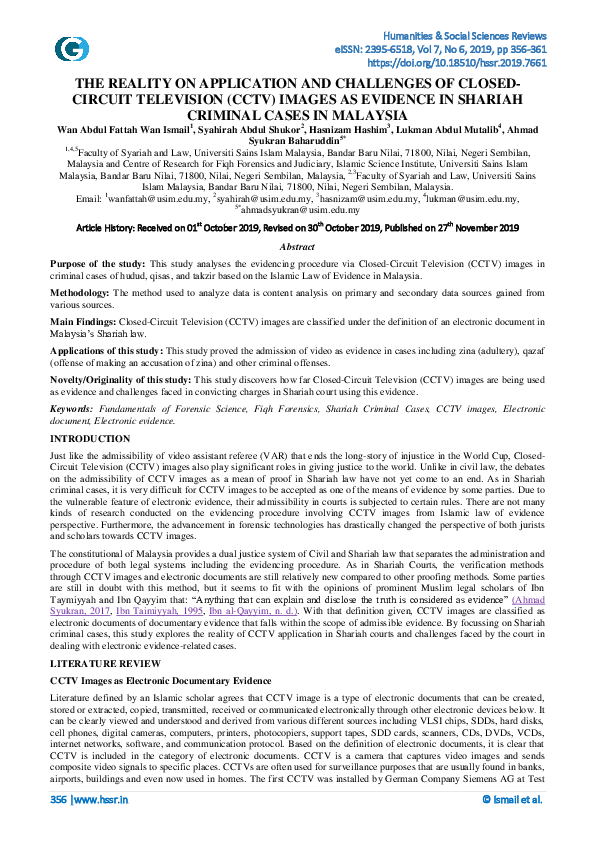 (PDF) The Reality on Application and Challenges of Closed-Circuit ...