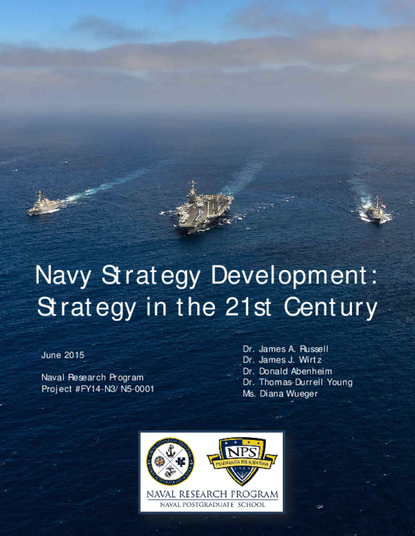 (PDF) Navy Strategy Development: Strategy in the 21st Century